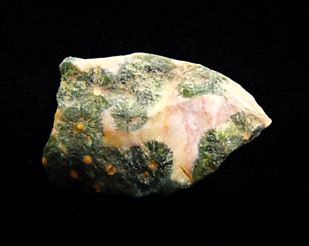 ORBICULAR JASPER SLICE SPECIMEN. SP11010