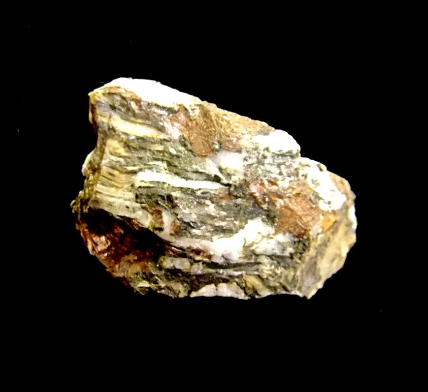 STILPNOMELANE WITH SIDERITE RAW CRYSTAL SPECIMEN. SP12515