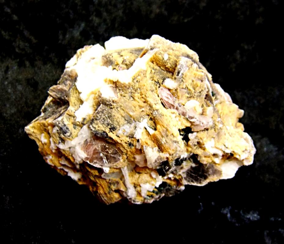 ALBITE, FELDSPAR & MICA ON MATRIX CRYSTAL SPECIMEN. SP10770