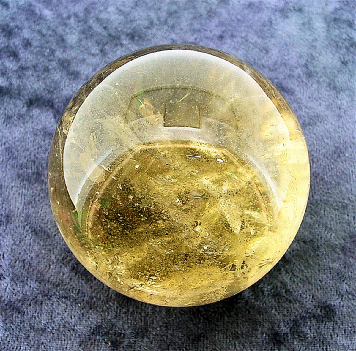 NATURAL CITRINE SPHERE. SP8099POL