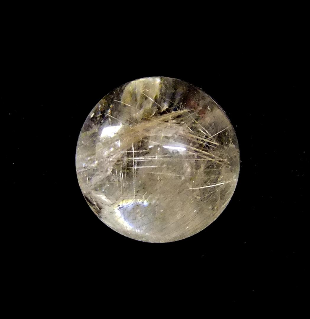 SILVER RUTILATED QUARTZ SPHERE. SP12092POL