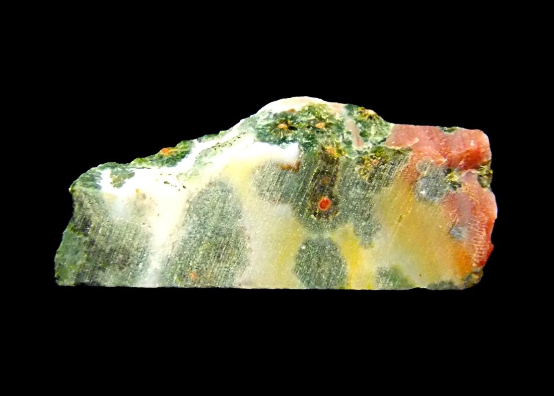 ORBICULAR JASPER SLICE SPECIMEN. SP10994