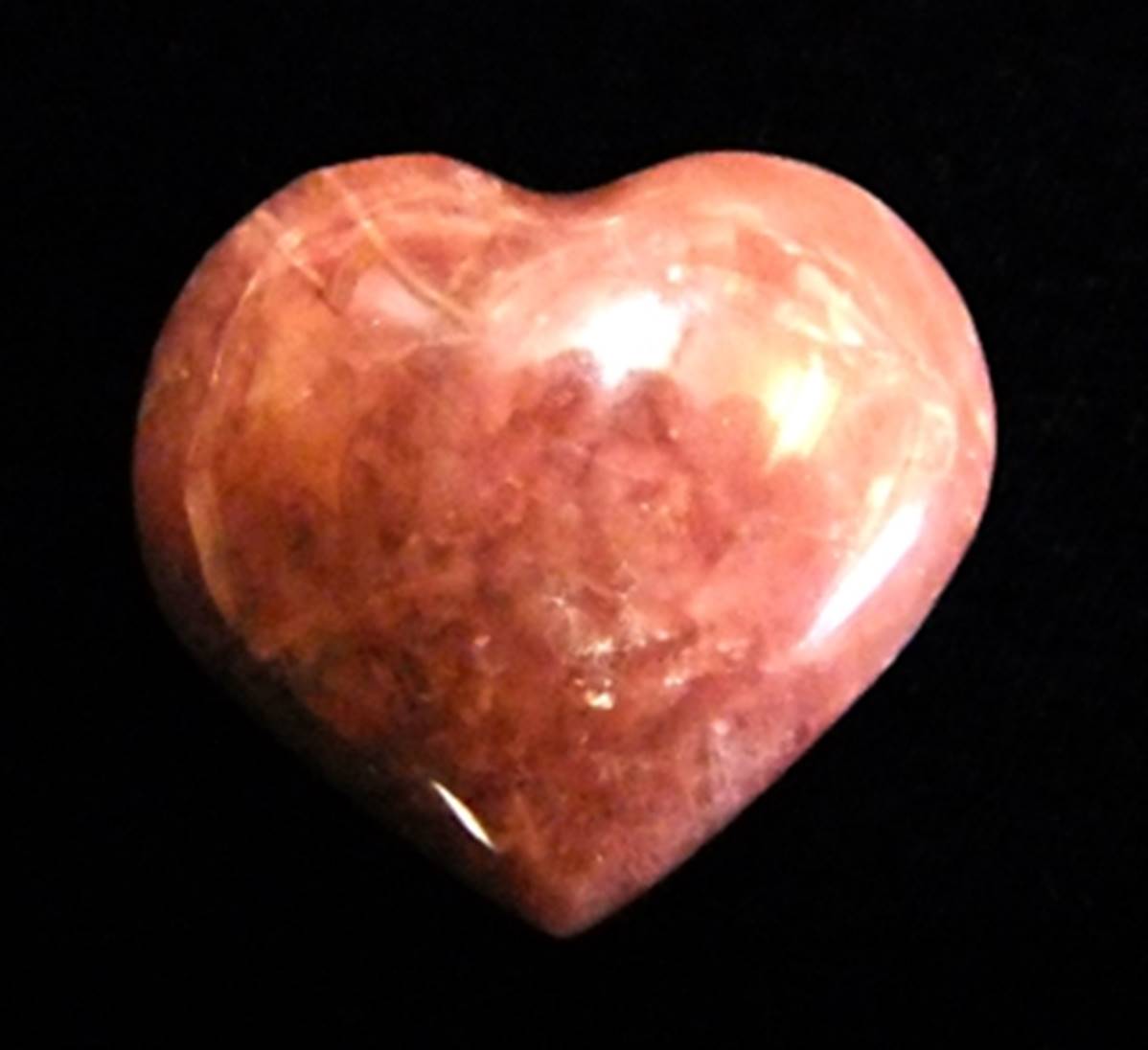 RASPBERRY QUARTZ HEART. SP9721POL