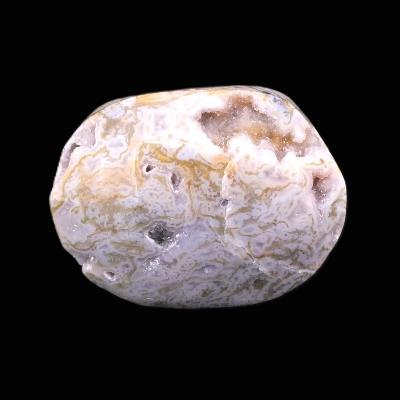 Green Moss Agate Fully Polished Pebble/ Palm Stone. SP17164POL