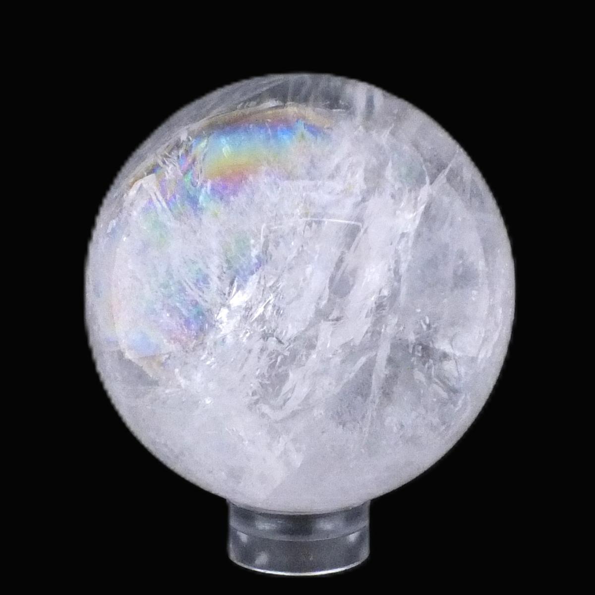 Gemstone Sphere In Rainbow Quartz. SP17289POL