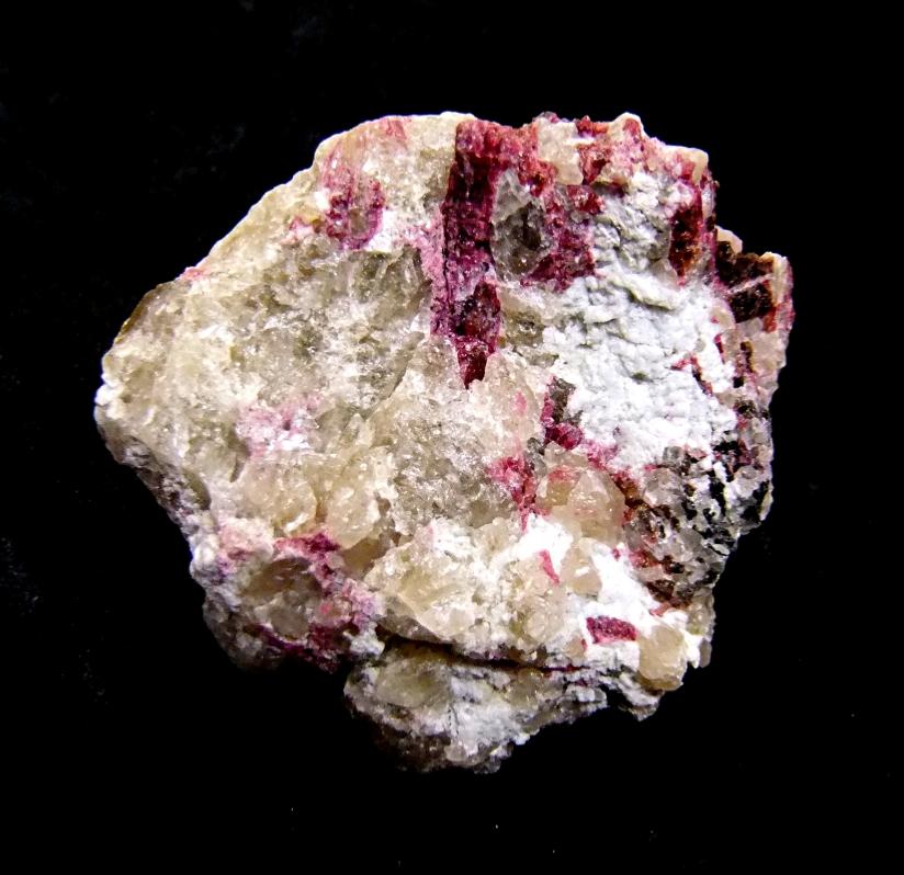 RUBELLITE, BLACK TOURMALINE & QUARTZ RAW CRYSTAL SPECIMEN. SP10769