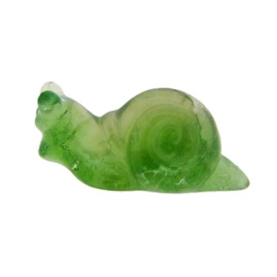 Gemstone Carving Of A Snail In Fluorite. SPR16802POL
